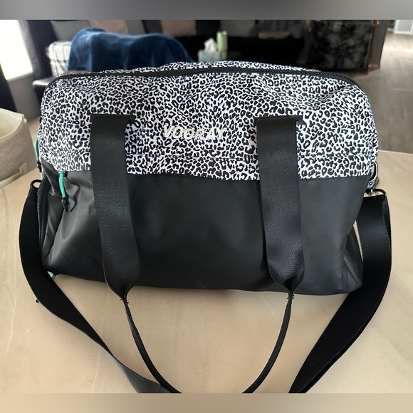 vooray | Bags | Vooray Black Leopard Duffle Bag | Poshmark